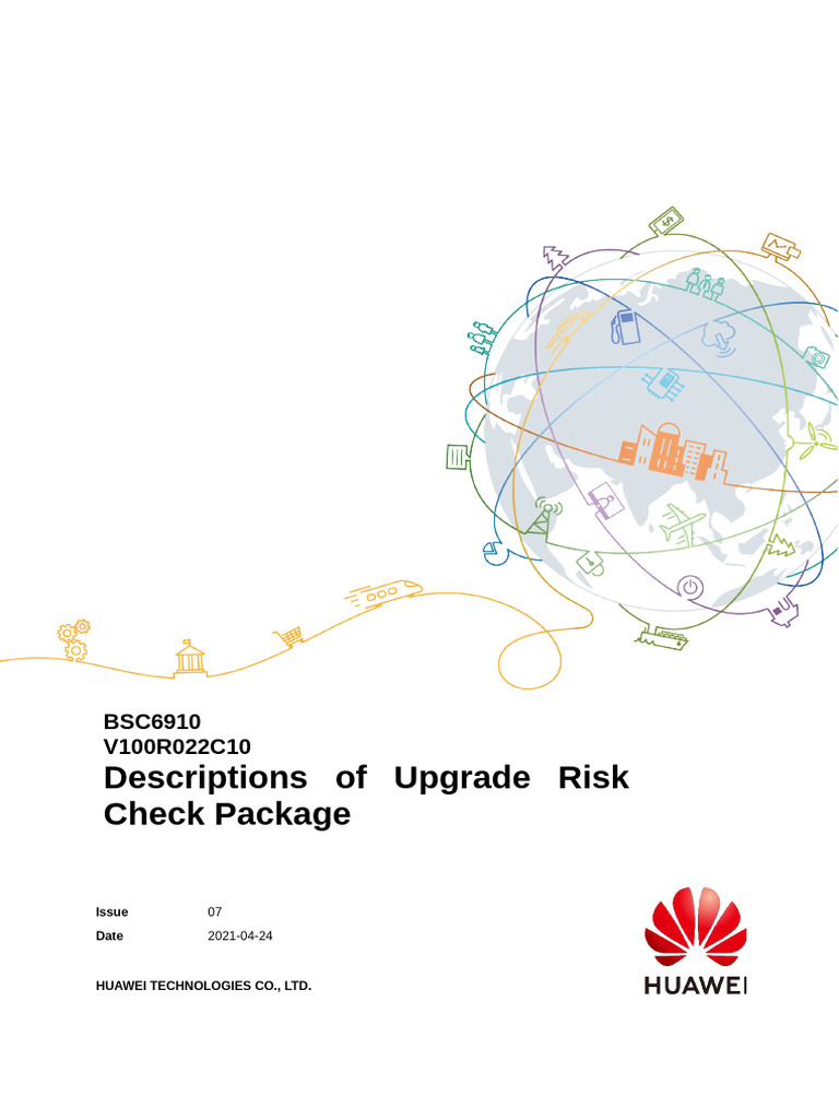 BSC6910 V100R022C10 Descriptions of Upgrade Risk Check Package | PDF ...
