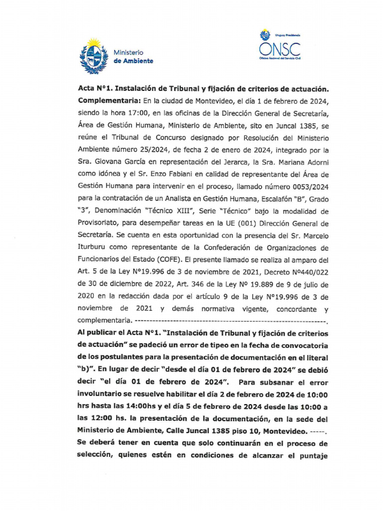 Ejemplo Actas Publicas | PDF