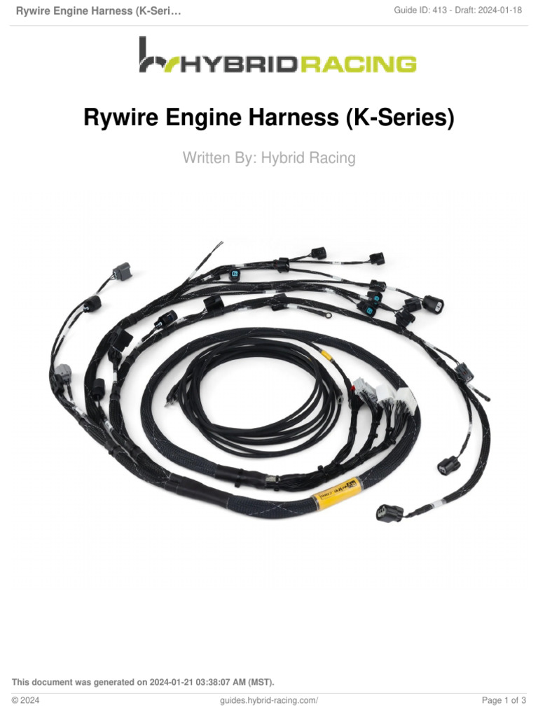 Hybrid Rywire Wiring | PDF