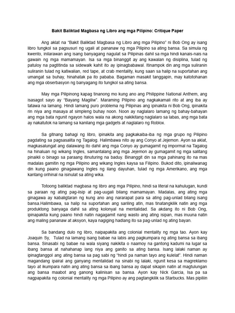 Group 2 - Book-Review | PDF