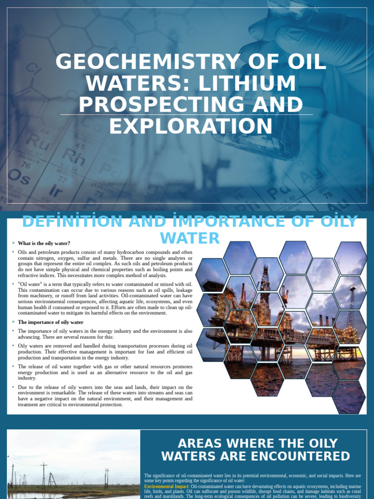 Geochemistry of Oil Waters | PDF | Oil Spill | Petroleum