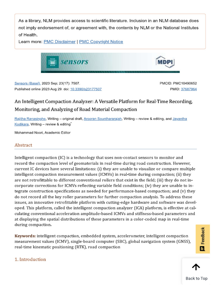 An Intelligent Compaction Analyzer | PDF
