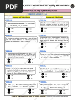 Chapterwise_ All 475 Pyqs of Jee Mains Apr + Jan 2025 | PDF | Determinant | Matrix (Mathematics)