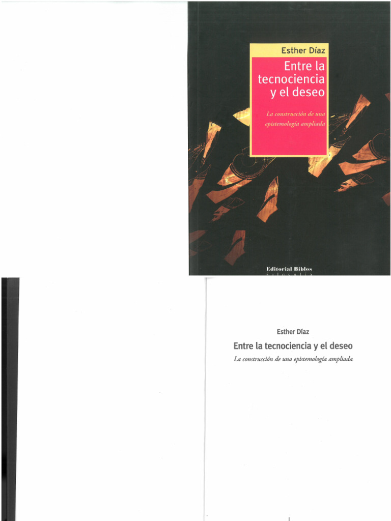 E Díaz Entre La Tecnociencia y El Deseo | PDF