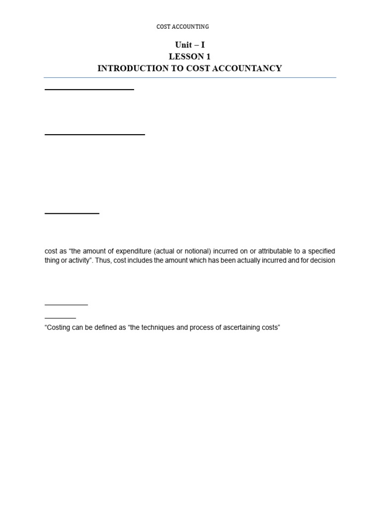 Cost Accounting Book | PDF | Cost Accounting | Expense