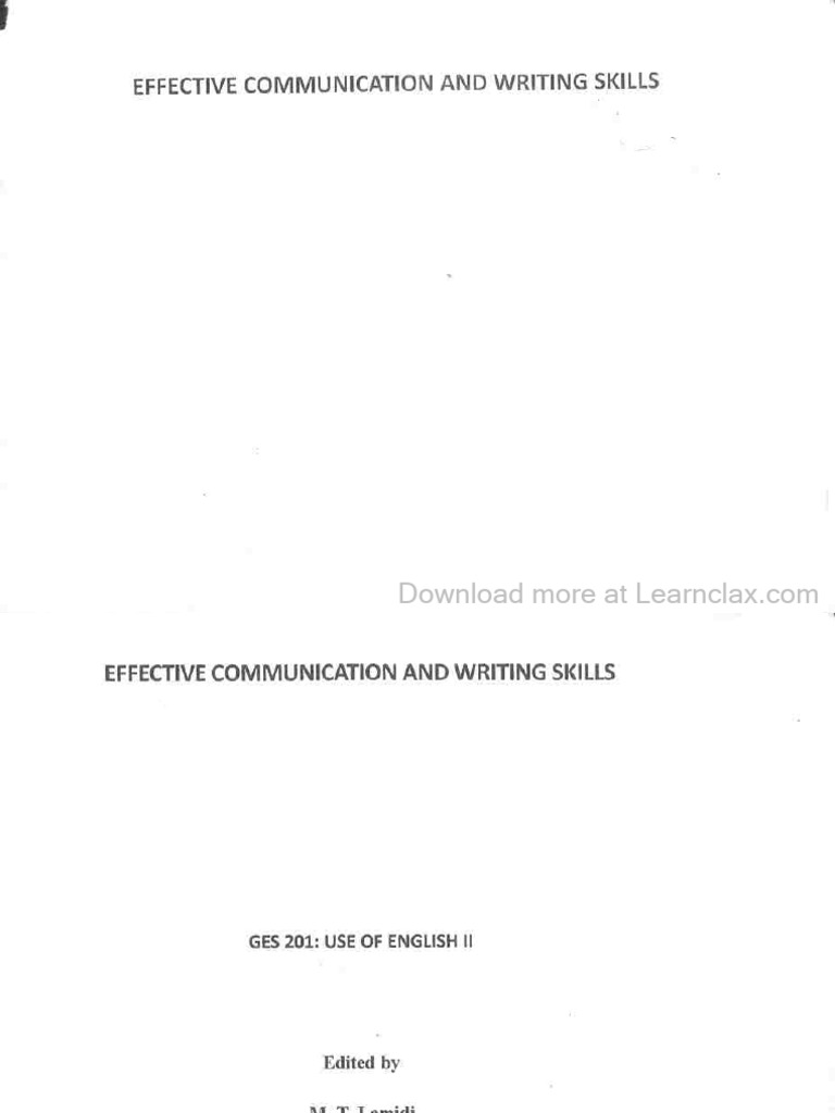 GES201-Use of English 2-Ayo Ojebode, Yeku James, Adenike Akinjobi, Ayo ...