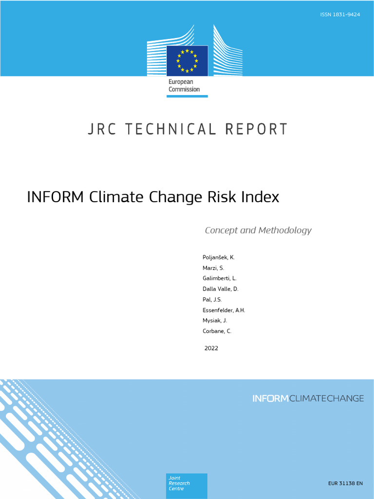 INFORM Climate Change Risk Index Concept and Methodology | PDF ...