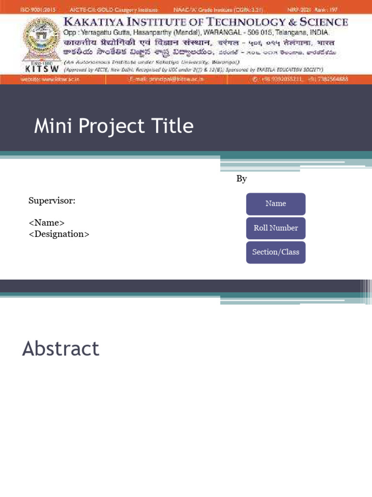Presentation Template | PDF