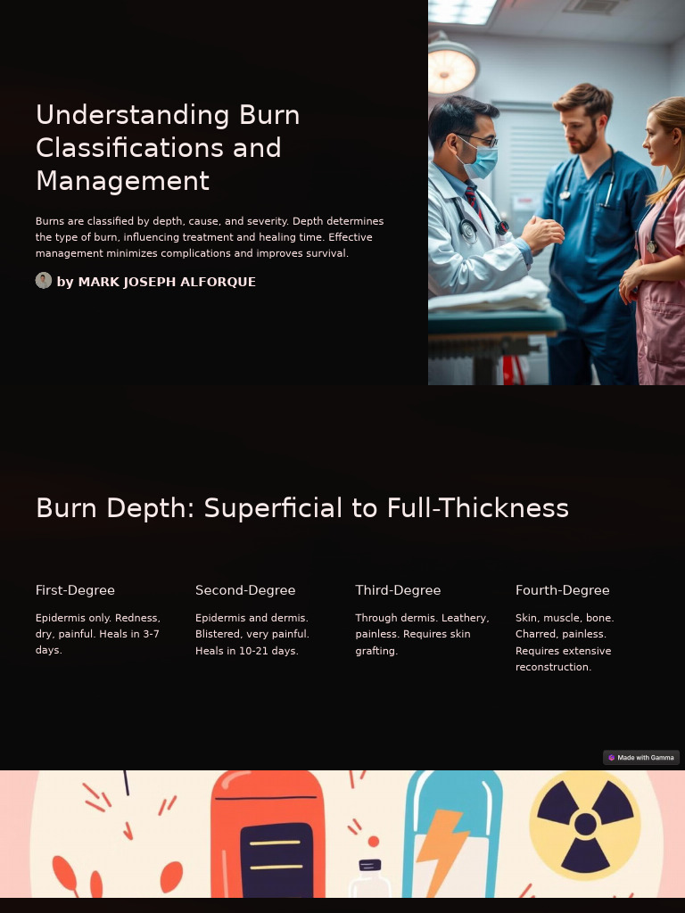 Understanding Burn Classifications and Management | PDF | Burn ...