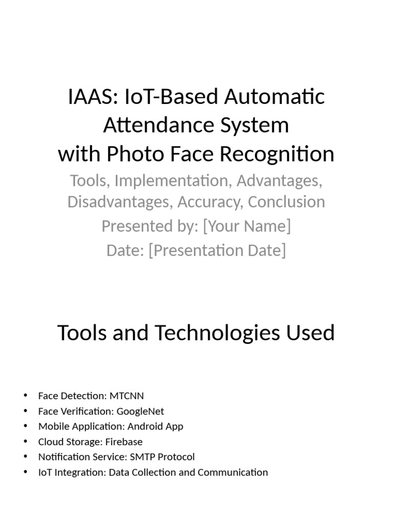 IAAS Attendance Presentation | PDF