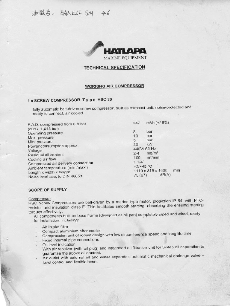 Working Air Compressor Part 1 | PDF