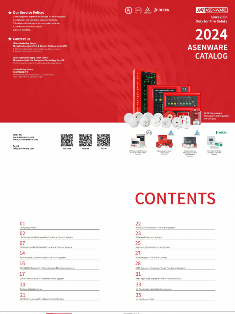 2024-02 Asenware Fire Alarm System & Fire Suppression and Fighting ...