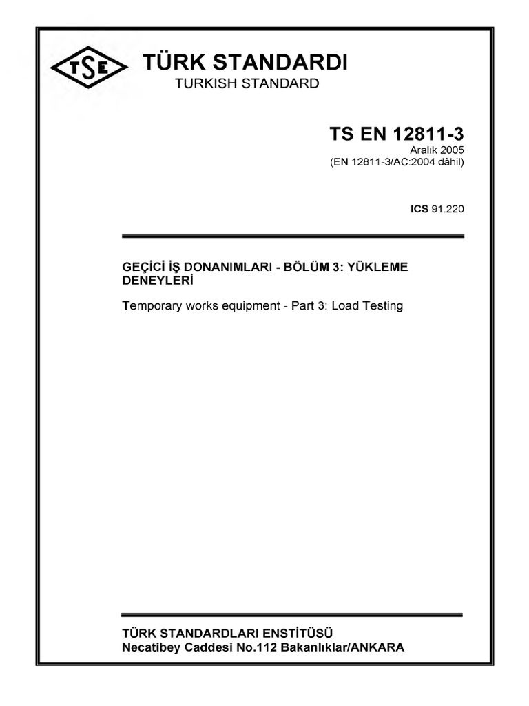 TS en 12811 3 | PDF