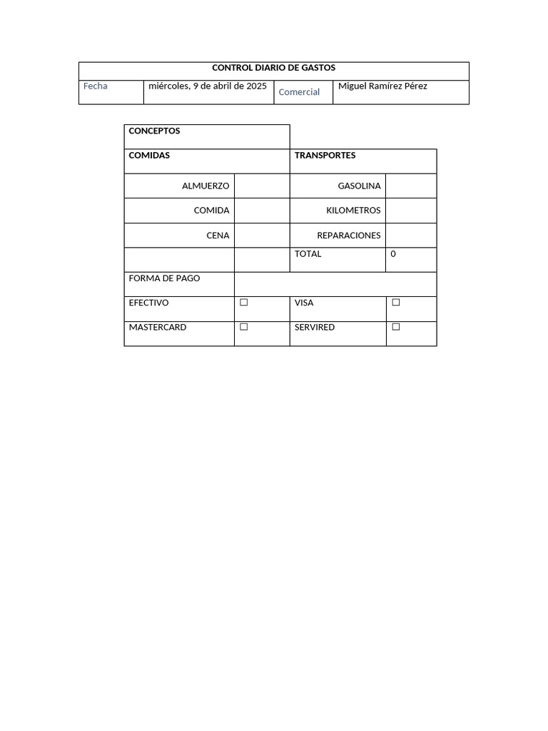 Formulario Bianca Vargas | PDF