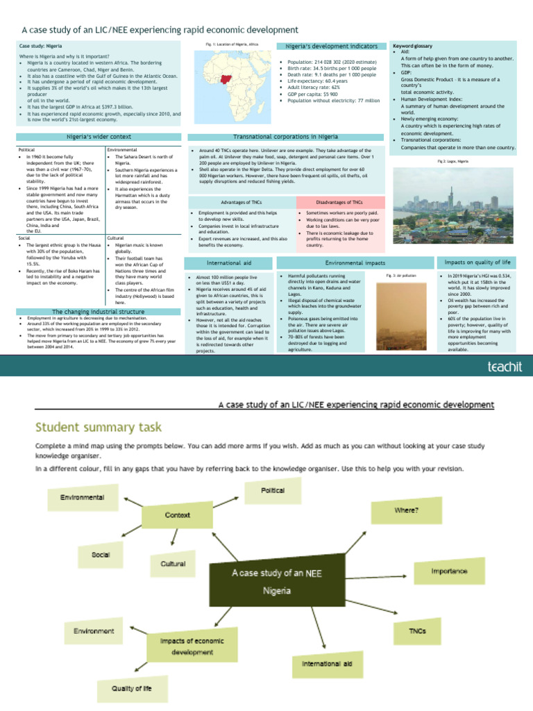 Nigeria Case Study Revision Teachit 113451 | PDF | Nigeria | Gross ...