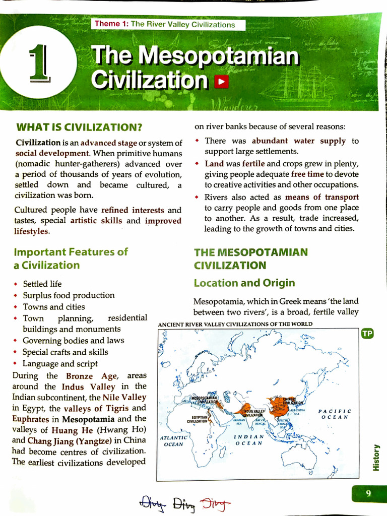 History CH 1 Mesopotamian Civ | PDF | Mesopotamia | Sumer