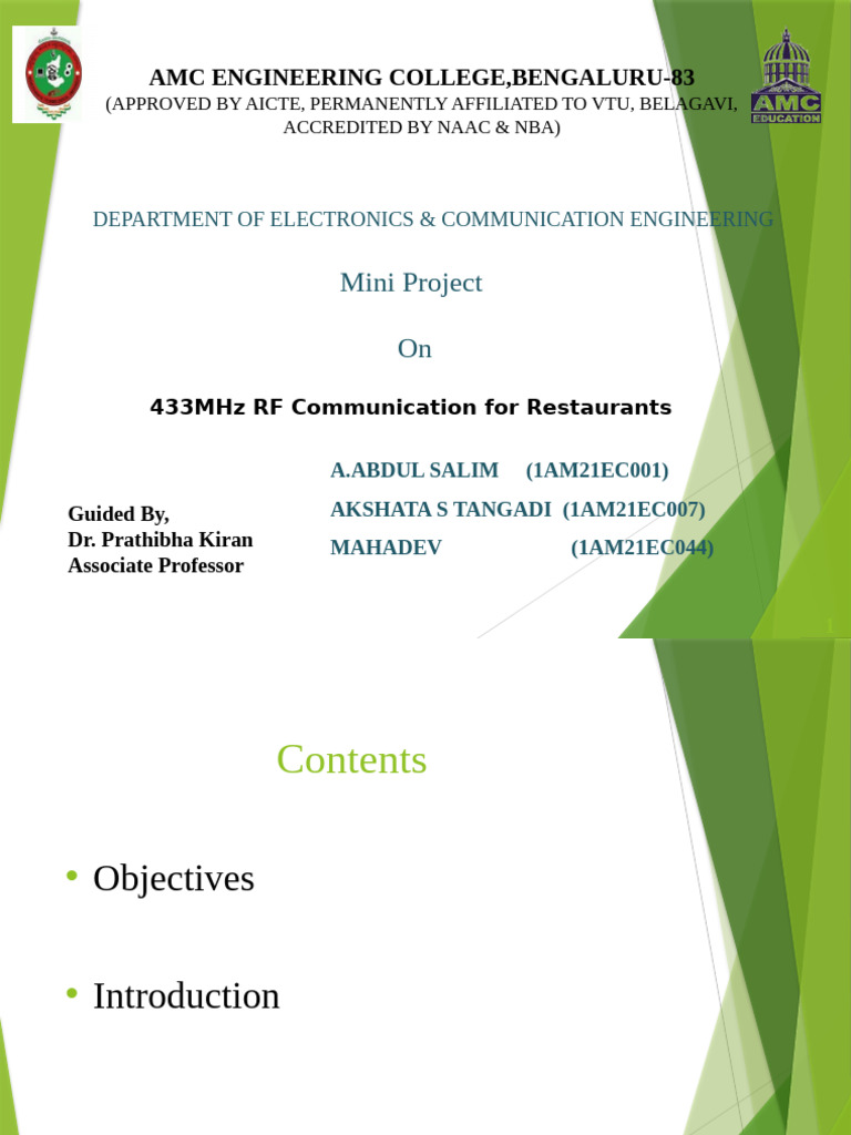 RF Communication Full PPT (1) New | PDF | Radio | Wireless