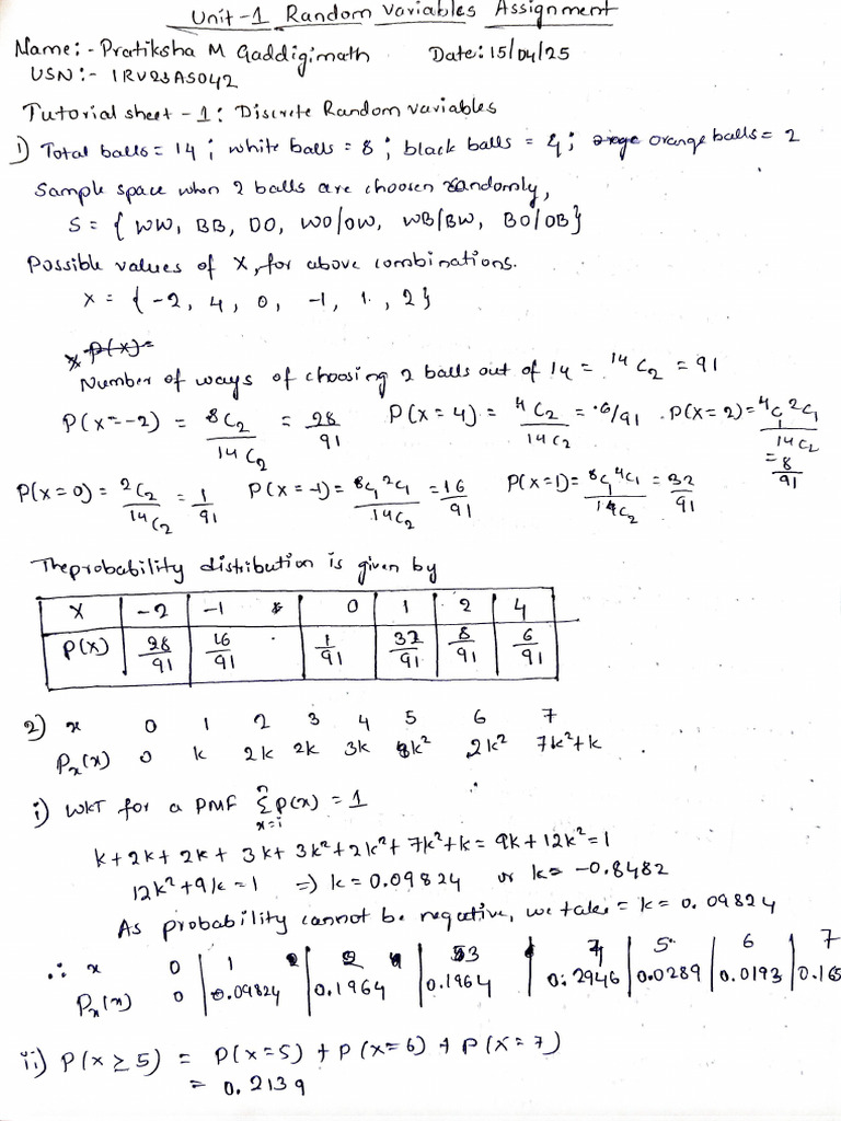 Math Assignment 2 | PDF