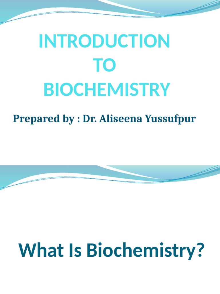 Introduction to Biochemistry Basics | PDF | Biomolecules | Biochemistry