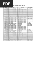 Duty Roster March 2025 Update | PDF