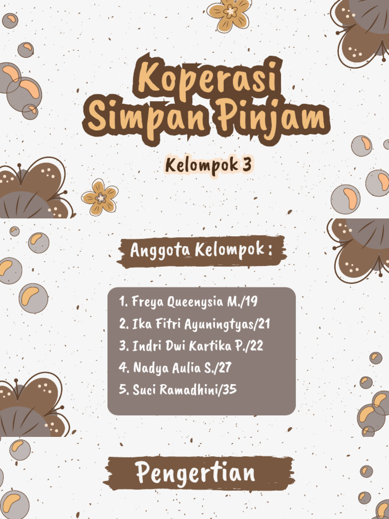 Koperasi Simpan Pinjam | PDF