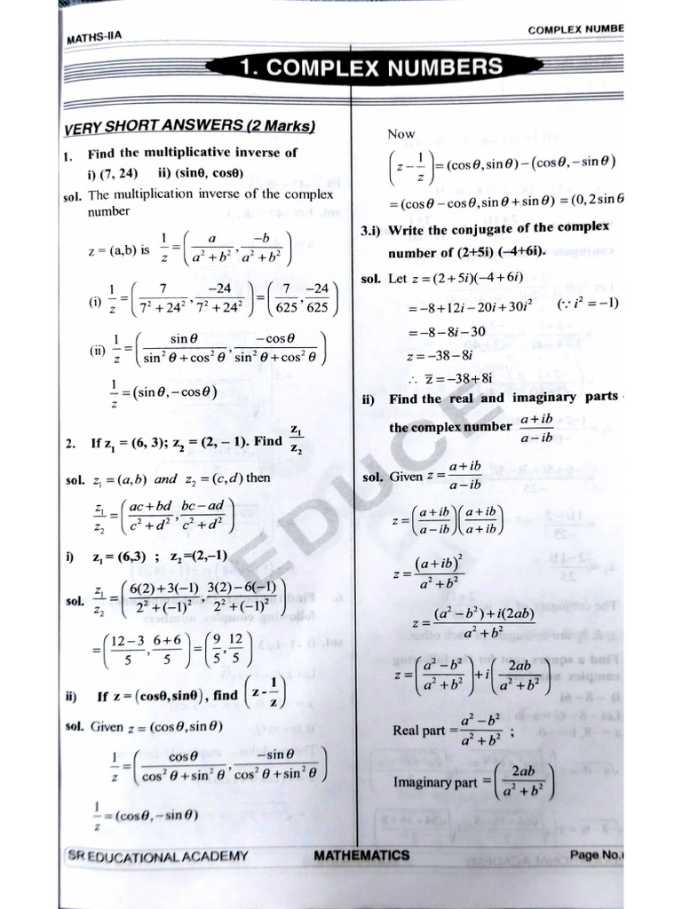 Maths 2a Vsaqs - 250320 - 135319 | PDF