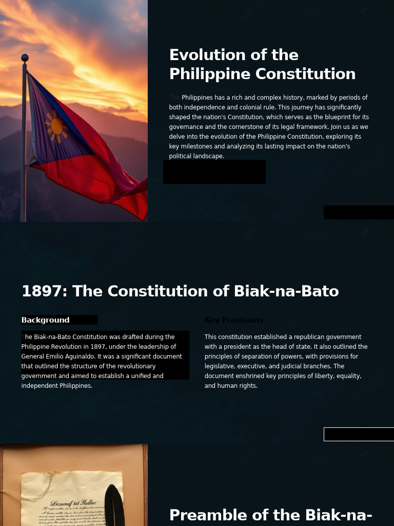 Exploring The Evolution of Philippine Constitutionalism | PDF ...