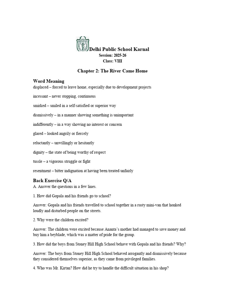 Class 8 - Chapter - 2 - Notes | PDF
