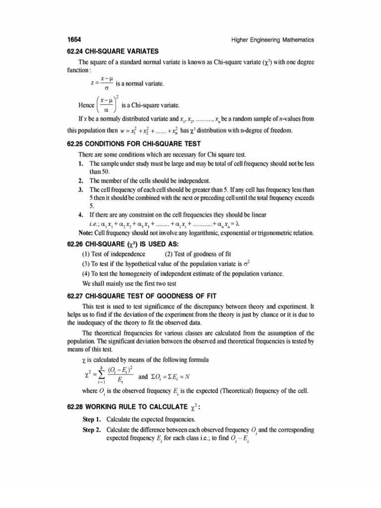 Chi Square Test | PDF