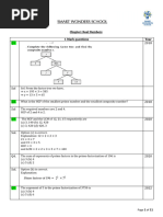 Class 7 HCF and LCM Worksheet | PDF | Algebra | Discrete Mathematics