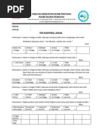 Asma Kontrol Test | PDF