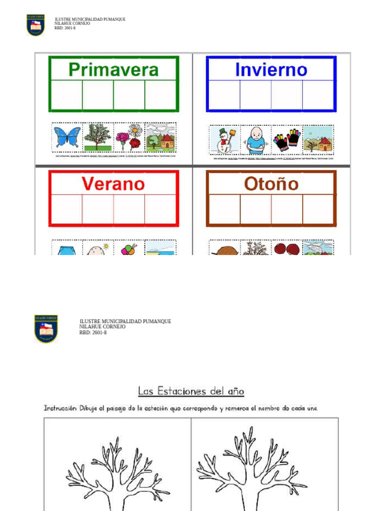 Guia Estaciones Kinder | PDF