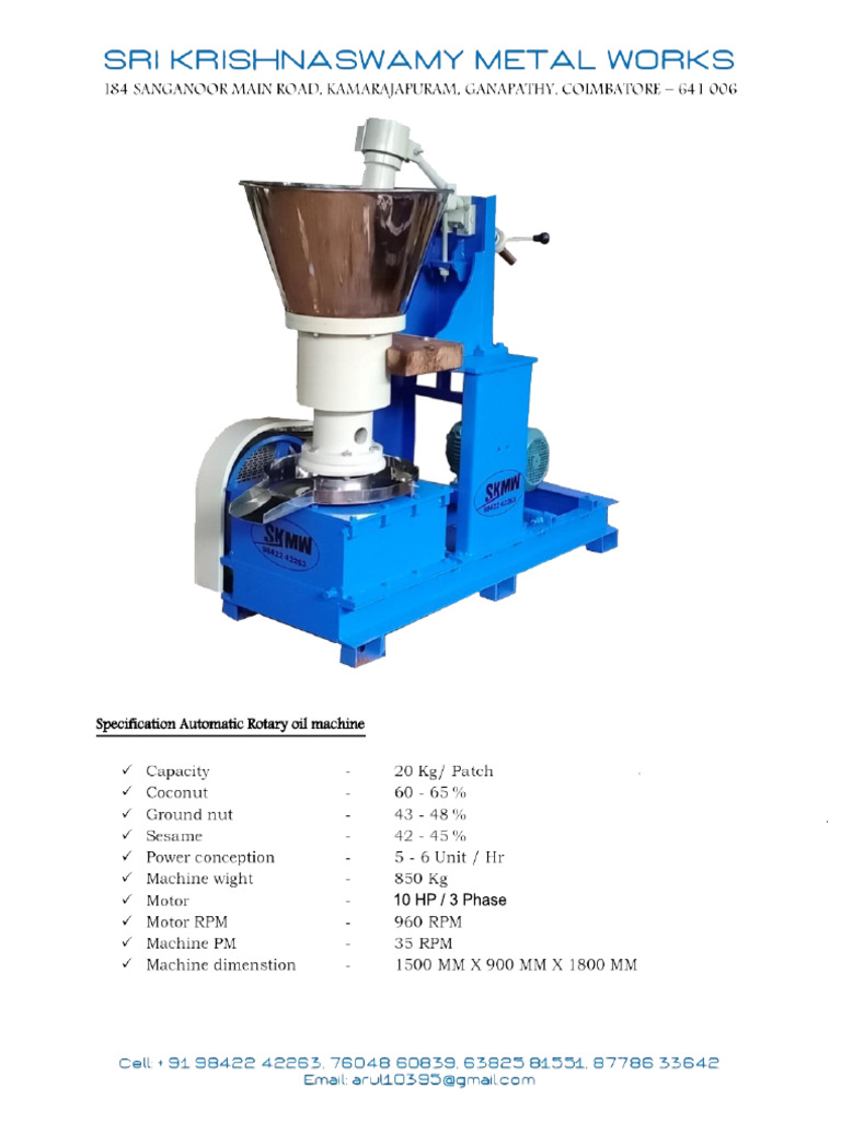 20 KG Automatic Rotary | PDF