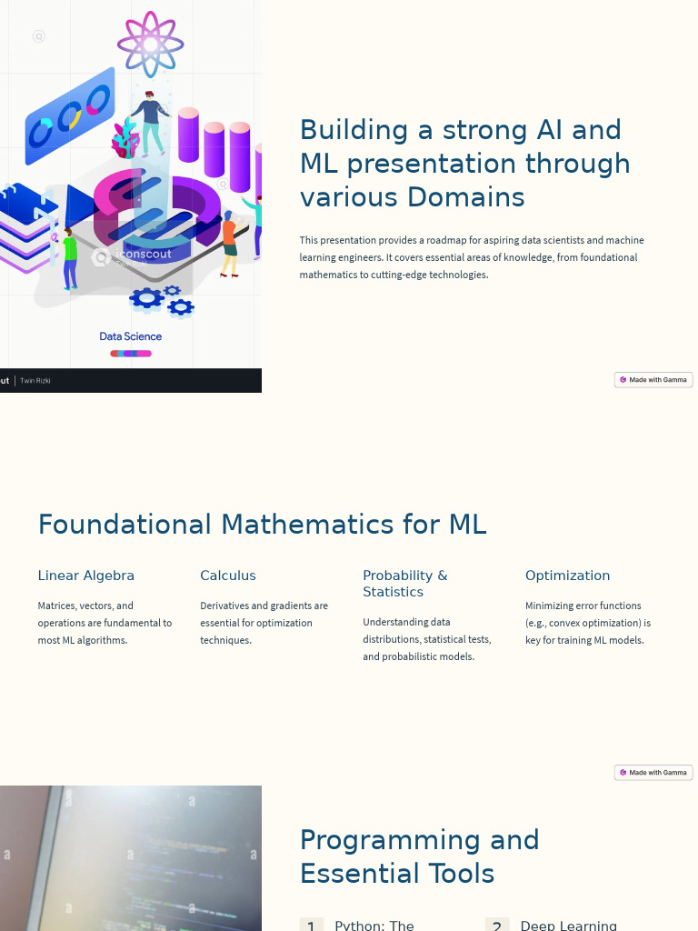 Building a Strong AI and ML Presentation Through Various Domains (1) | PDF | Machine Learning ...