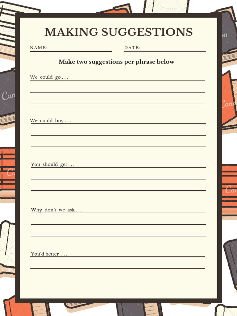 p61 Making Suggestions 22April2022 AJ | PDF