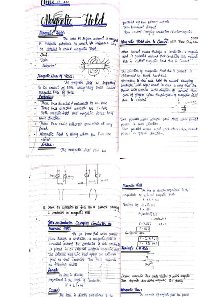 CH Magnetic Field & Relativity | PDF