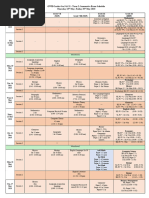 Ib Timetable Student Version 2025 | PDF