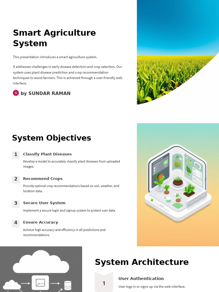 Smart Agriculture System | PDF | User (Computing) | Web Application