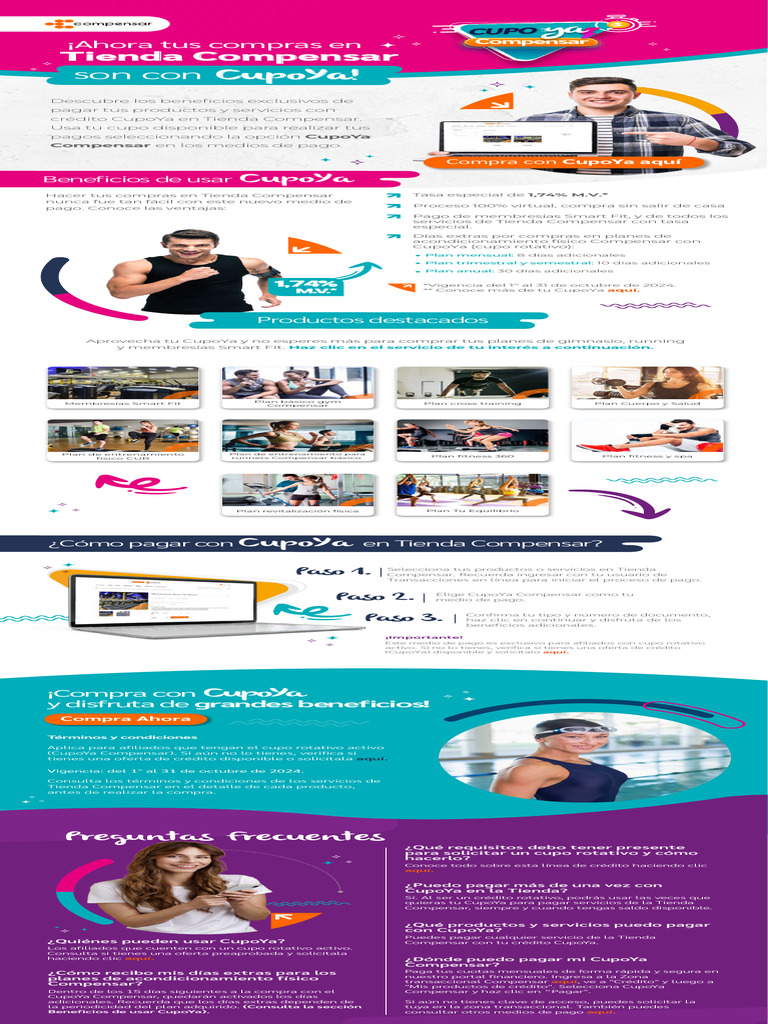 CupoYa Tienda Compensar | PDF