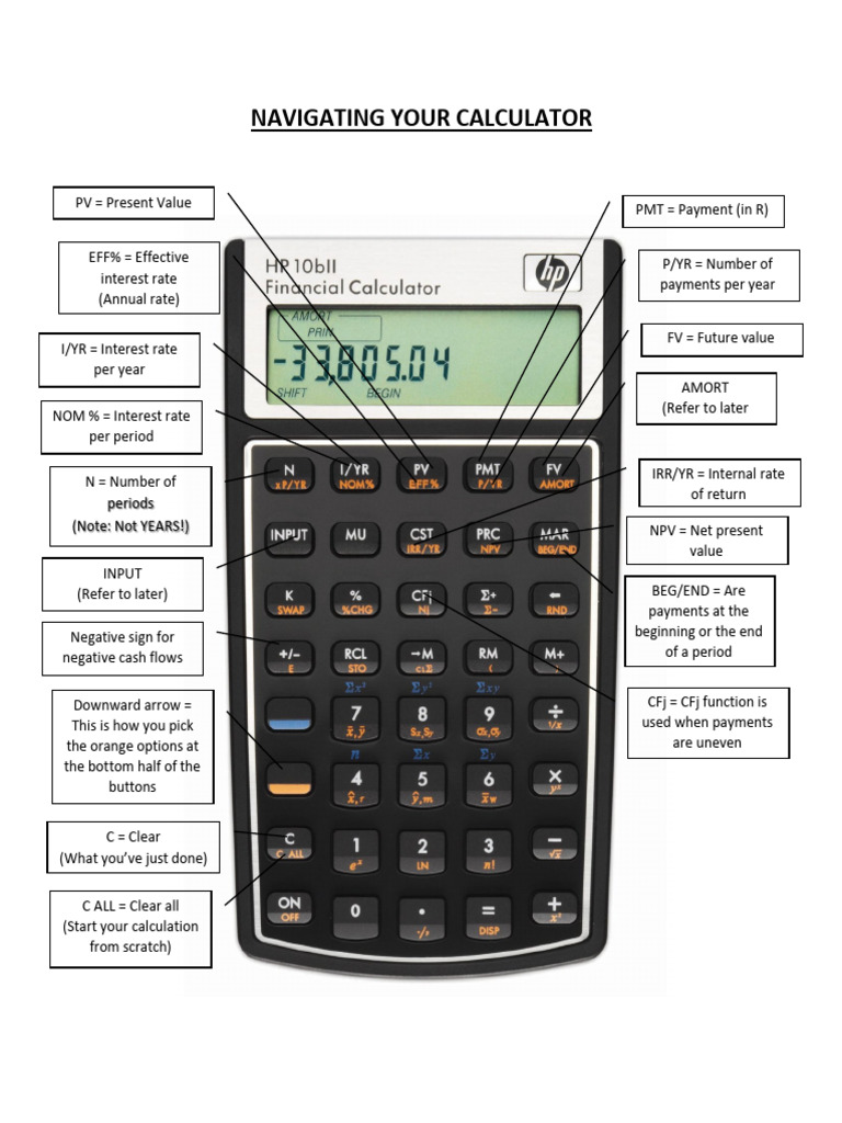 Calculator Navigation Guide | PDF