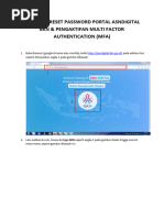 Panduan Reset Passphrase Digital Signature BSrE | PDF