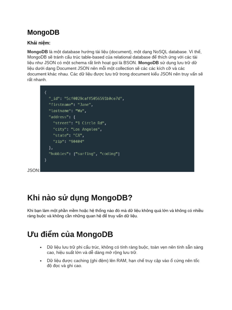MongoDB | PDF