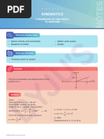 Class 9th Chapter Motion Notes | PDF
