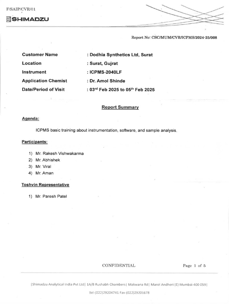 CVR Dodhia Icpms 08 | PDF