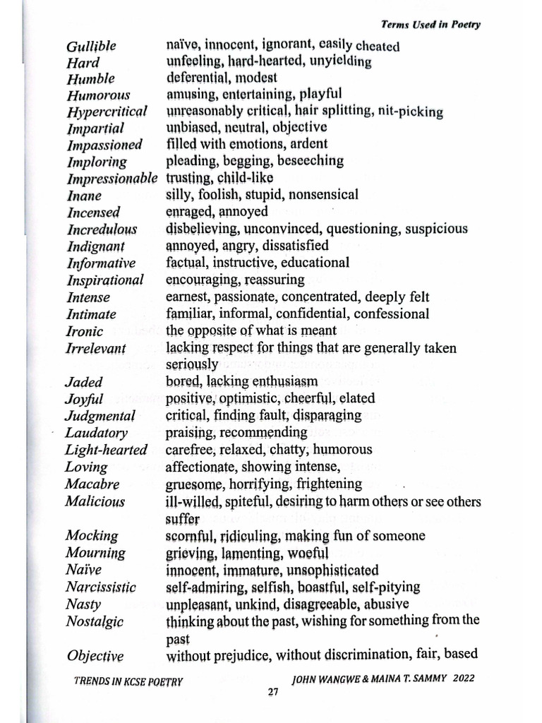 Trends in - Poetry | PDF