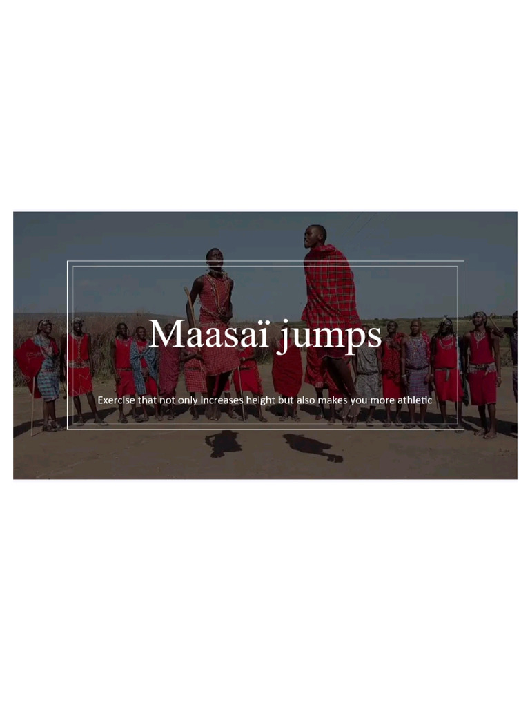 Maasai Jumps | PDF