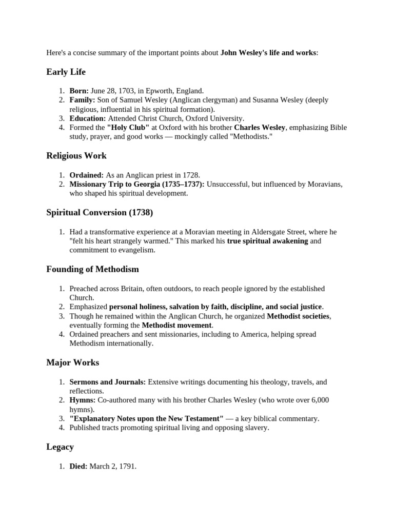 Untitled document.edited (32) | PDF | John Wesley | Methodism