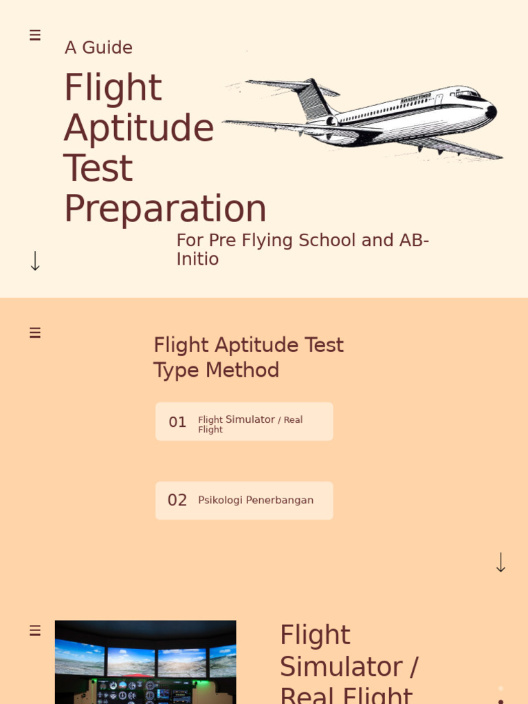Flight Aptitude Test | PDF