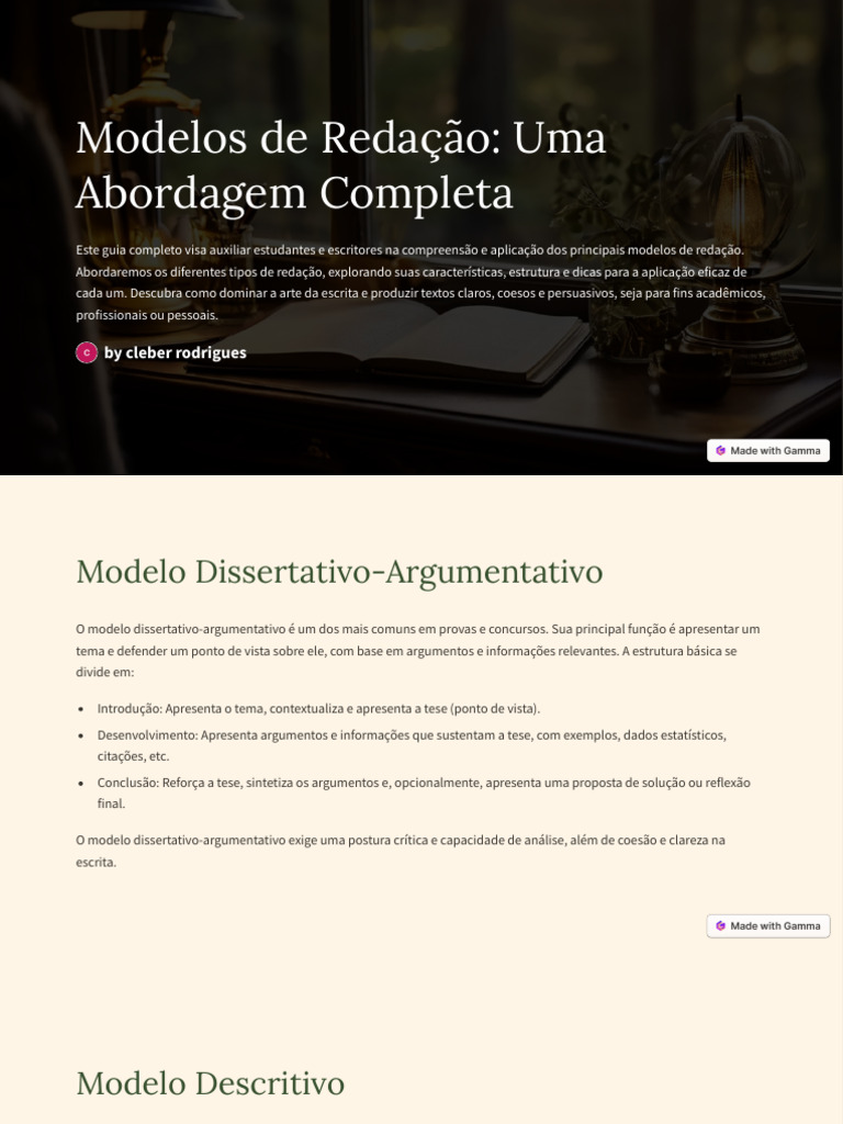 Modelos-de-Redacao-Uma-Abordagem-Completa | PDF | Comunicação humana