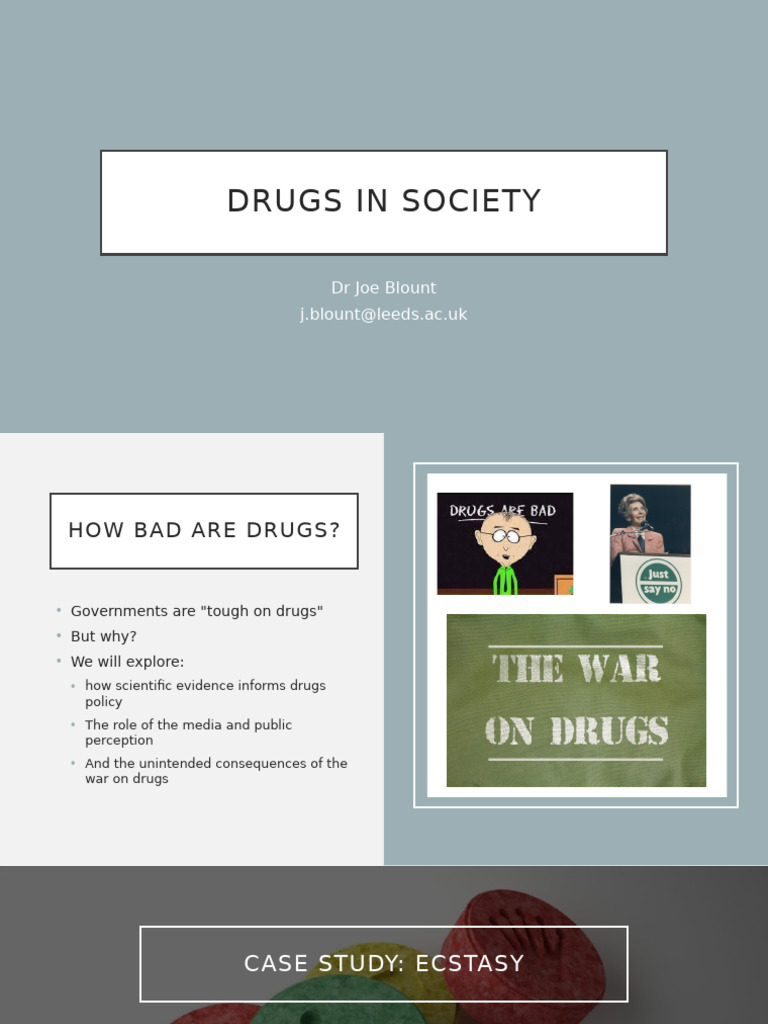 Understanding Ecstasy's Impact on Society | PDF | Mdma | War On Drugs